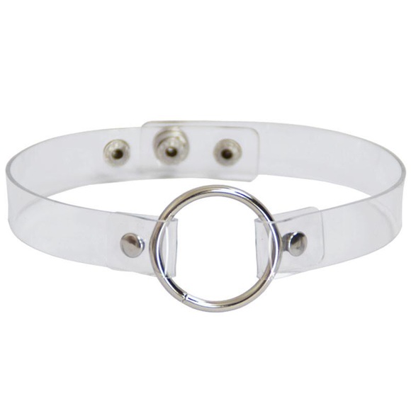 choker | Jewelry | Clear Vinyl Oring Choker | Poshmark